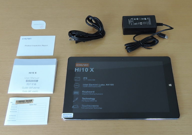 CHUWI Hi10 X（NEW VERSION）レビュー － 10.1インチのWindowsタブレット、CPUをAtomからCeleron N4100にパワーアップして復活！（実機レビュー）