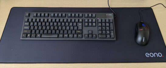 Eono 大型マウスパッドの実機レビュー － 1,500円で超大型のマウスパッドを買ったらデスク環境が改善されました。 | ウインタブ