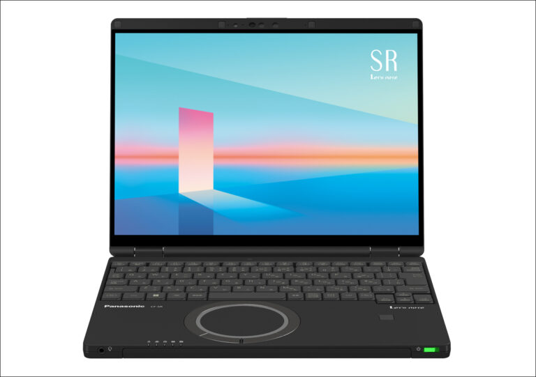 Panasonic Let’s note SR － レッツノートシリーズに12.4インチサイズの「新顔」が登場！