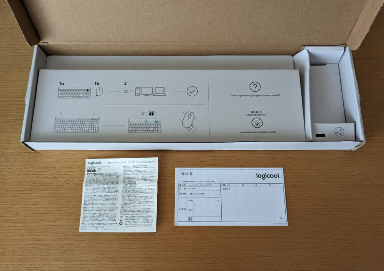 Logicool スリムコンボ MK470 レビュー － 静音・薄型のキーボード・マウスセット、使いやすく、デザイン性にも優れています