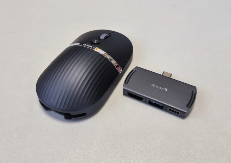 ProtoArc 2in1 Hub Mouse レビュー － モバイルにありがたい、USB Type-Cハブを内部に収納するマウス