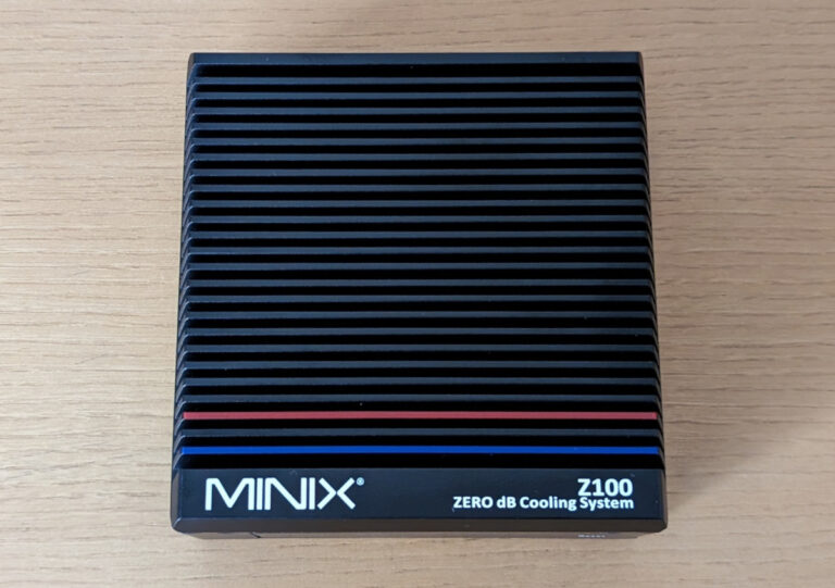 MINIX NEO Z100-0db レビュー － Intel N100搭載で「ファンレス＝無音」のミニPC、軽めの事務作業ならサクサクこなせます